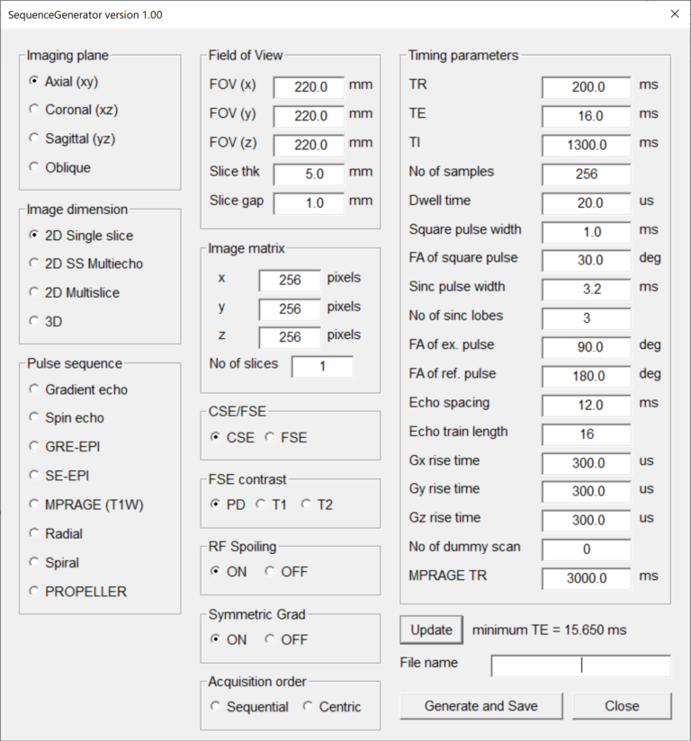 Chapter 2 | MRI simulations