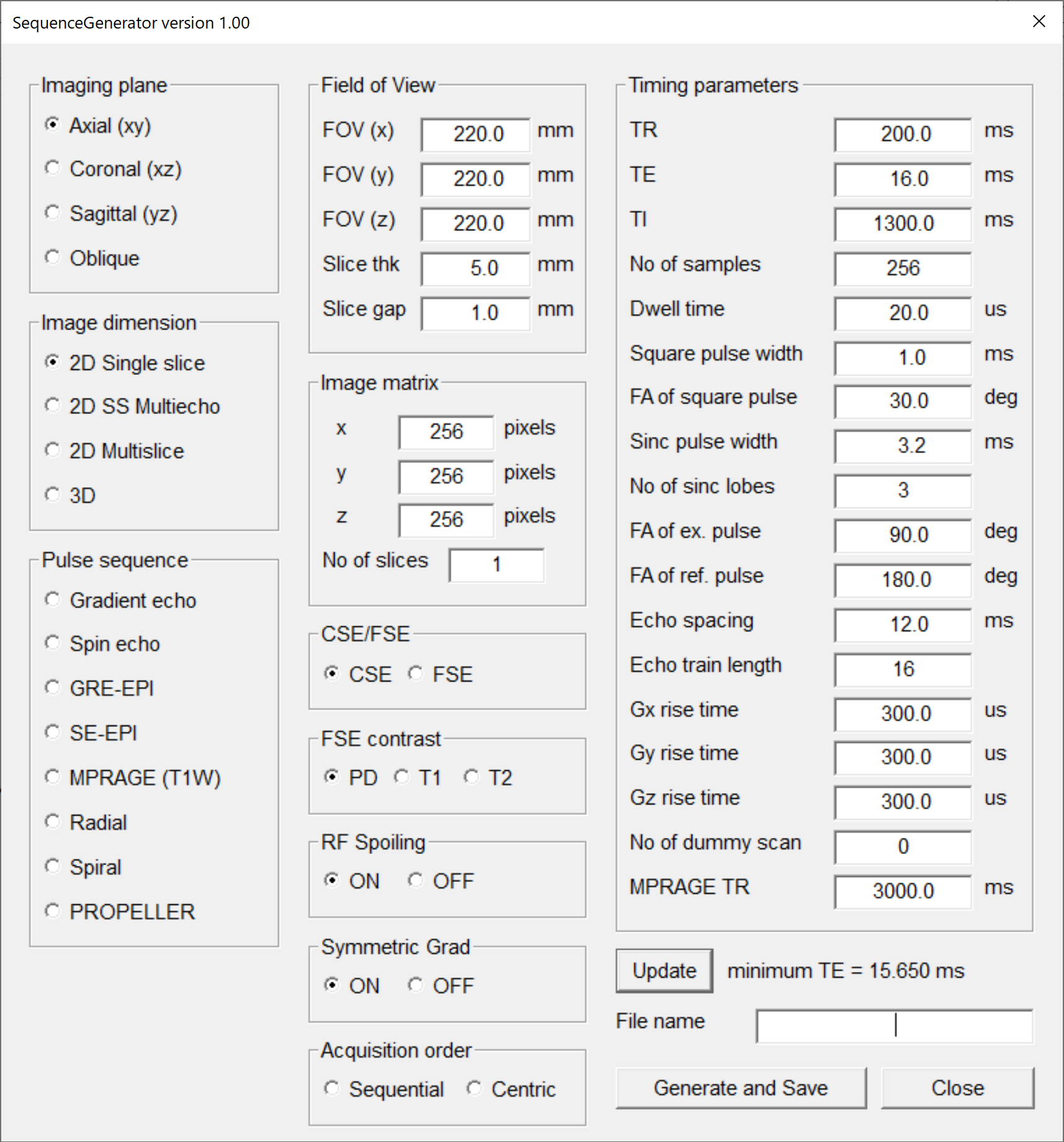 Chapter 2 | MRI simulations